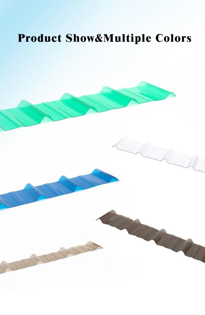 Stormproof Corrugated Polycarbonate Sheets Translucent Plastic Roof ...